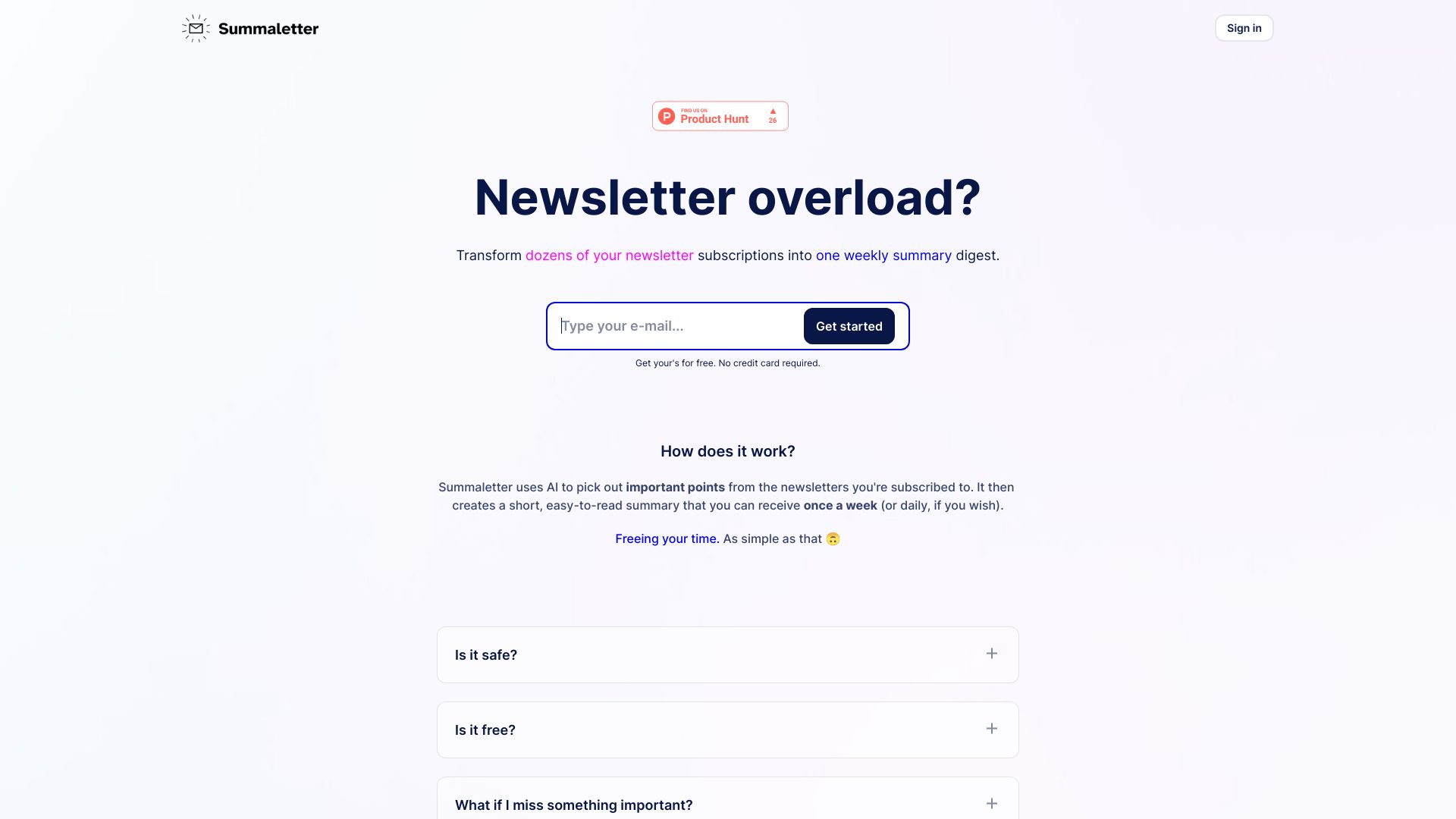 معرفی هوش مصنوعی SummaLetter - AI newsletter summarizer| ویژگیها ... معرفی هوش مصنوعی SummaLetter - AI newsletter summarizer| ویژگیها ...